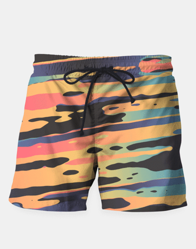 Trippy Dawn Time Swim Shorts – Stylesbonus